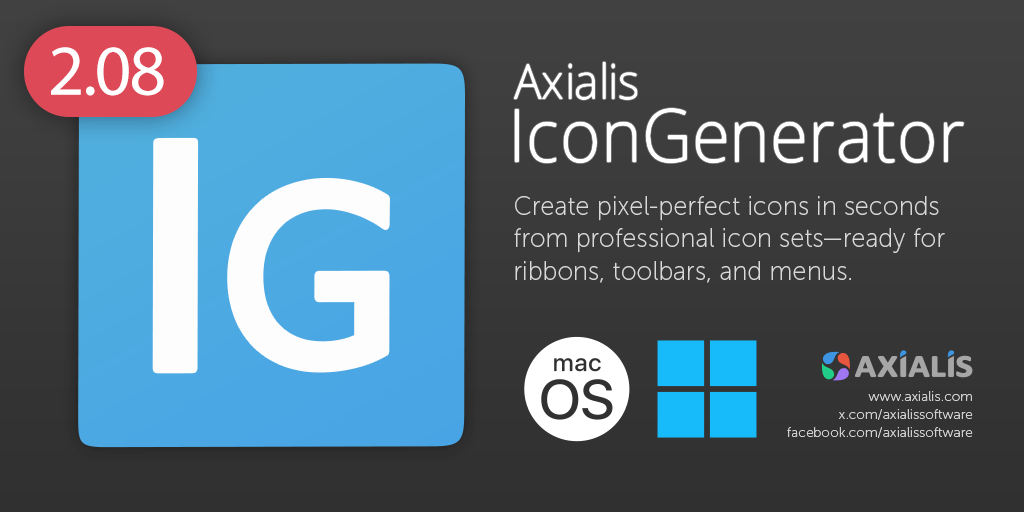 Axialis IconGenerator - Generate Icons for Software Development (SVG ...