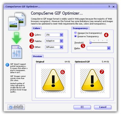 Tutorial - Create a Web-optimized GIF image from an icon - Axialis Software